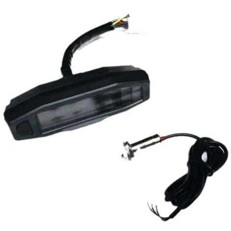 Motorcycle Gauge Set - Motorcycle Digital Speedometer - HD Mini LCD ...