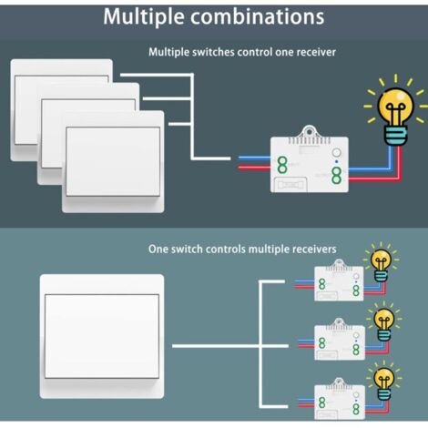 Wireless self-generating lighting switch, radio frequency switch and ...