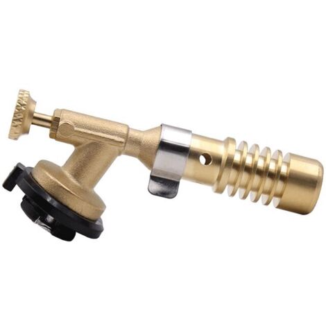 Adjustable high-temperature brass gas turbo for outdoor use, brazing ...
