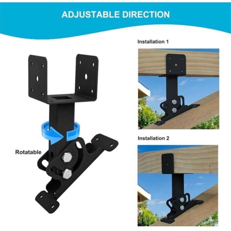 Terrace roof raiser supports, pergola roof raiser supports, saddle ...
