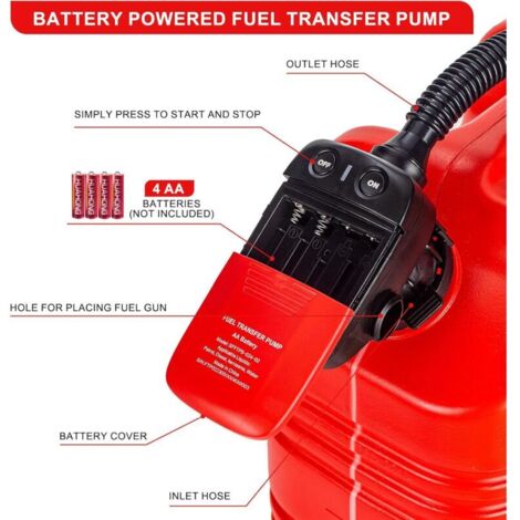 Electric Fuel Pump with Automatic Stop, Diesel Pump, Liquid Transfer ...