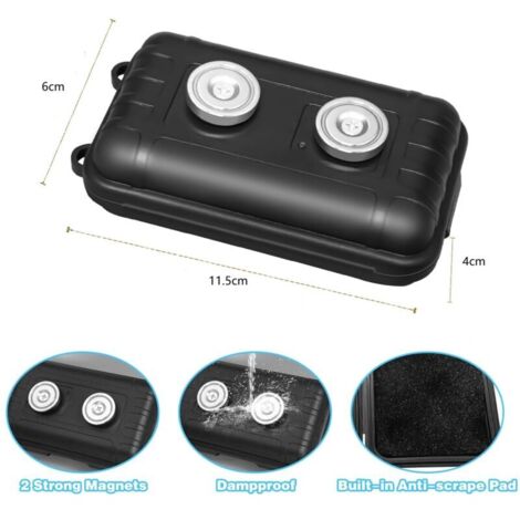 Magnetic car key holder, to hide your keys, waterproof magnetic key ...