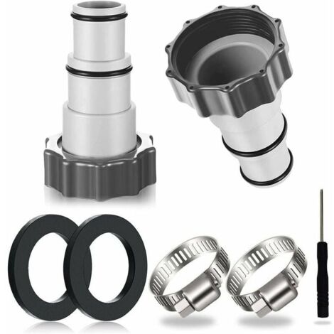 Pool hose adapter (pack of 2), pool adapter, Intex pool adapter, pump ...