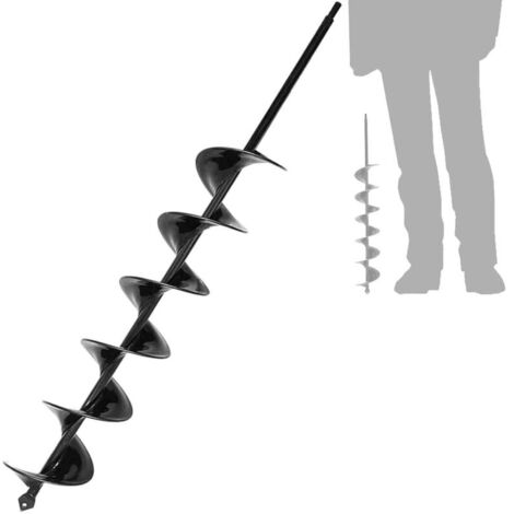 50 mm x 450 mm Soil Auger for Planting – Easy Planter Garden Auger ...