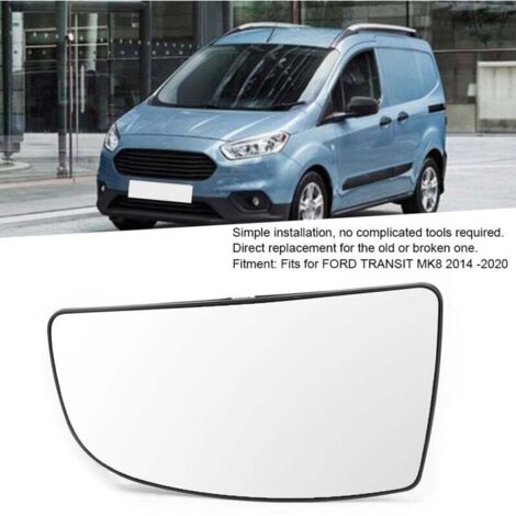 Rear View Side Door Mirror Glass 1855103 1855102 fits Ford Transit Mk8 ...