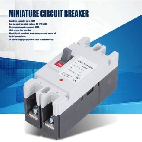 DC Circuit Breaker SGM1-250Z/2300, 500V 160A 2P DC Circuit Breaker, BMC ...