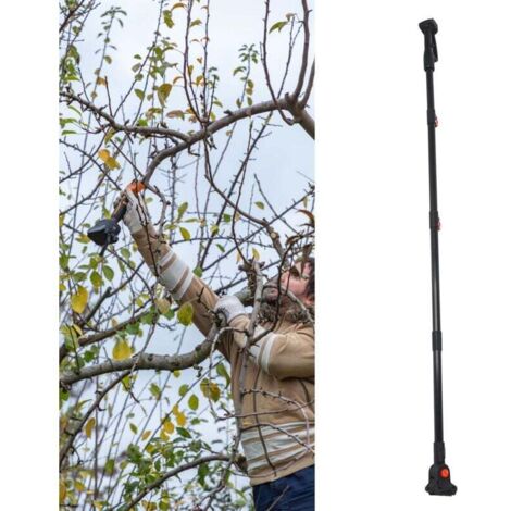 Extension Pole for Cordless Electric Pruner, Aluminum Telescopic Pole ...
