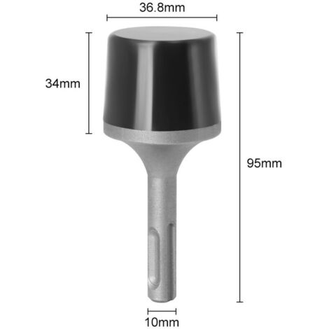 Powered rubber hammer, mallet with SDS PLUS handle. Ideal for radiators ...