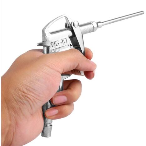 Air Blow Gun with Nozzle, Long Alloy Inflation Gun for DG-10 Compressor