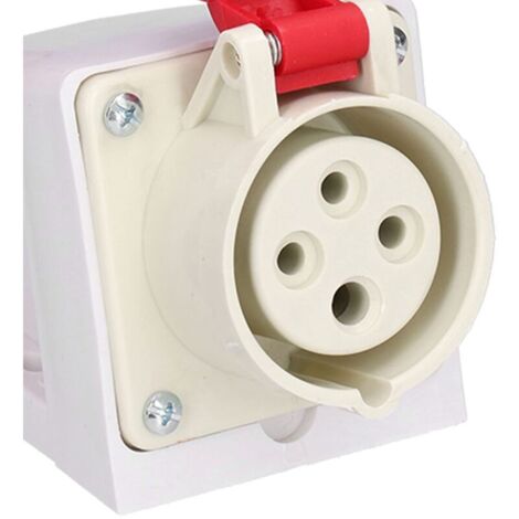 4-Pin 3-Phase Industrial Plug Connector, Waterproof Insulated Shell ...