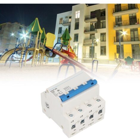 4P Miniature Home Circuit Breaker, DIN Rail Mount Protection, 400V 20A