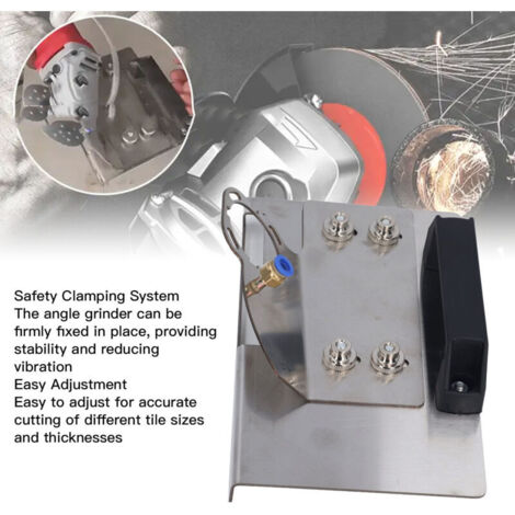 Angle grinder stand, 45-degree tile chamfer cutter, stainless steel support