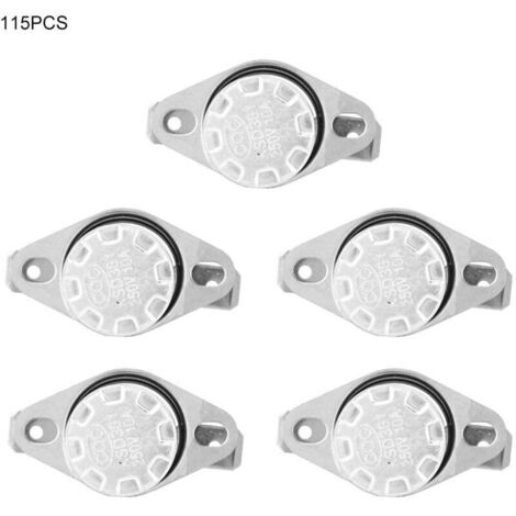 5 Pcs KSD301 Temperature Sensor Switch, Iron Plastic Thermal Control ...