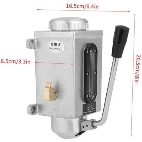 Oil pump for manual lubrication, 500cc CNC, 4mm dual ports for turning ...