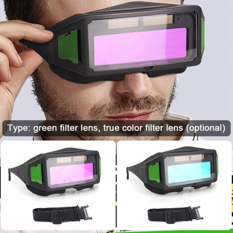 Welding Goggles, Automatic Welding Mask, Self-Darkening Solar Lenses ...