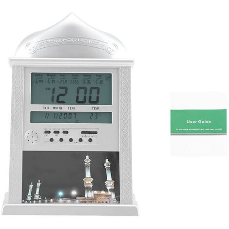 Islamic Muslim Prayer Clock Azan Digital Prayer Alarm Azan Table Clock ...