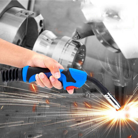 3.8 meter MIG MAG 15AK wire welding torch with SCART connector for semi ...