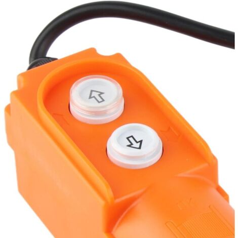 Yellow Suspended Push Button Waterproof Control Hoist Switch for Crane ...