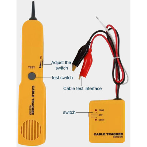 Circuit Tester, Wire Tracer, Tone Generator, Probe Kit, for Telephone ...