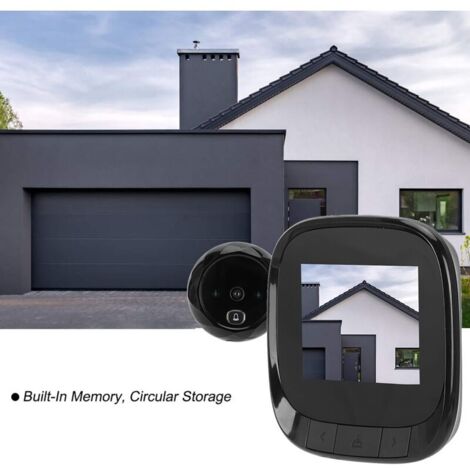 Smart Video Doorbell, 2.4" TFT Digital Monitor, 90° Wide Angle View ...