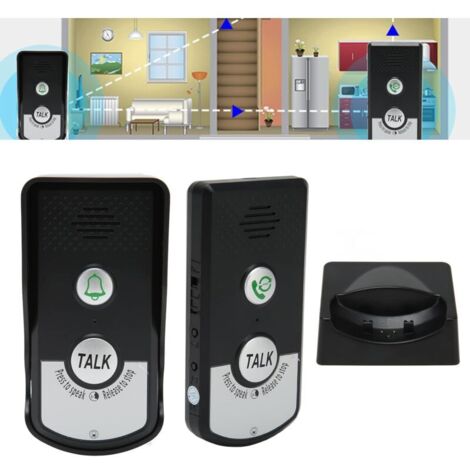 Wireless Intercom, IP54 Waterproof Two-Way Wireless Intercom System ...