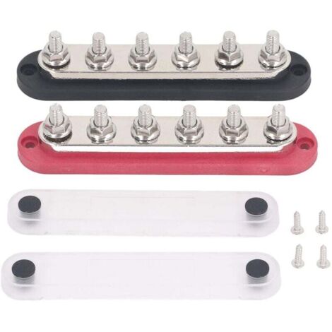 Brass Power Distribution Block M8 300A 12-48V, 2 Pieces, Stainless ...