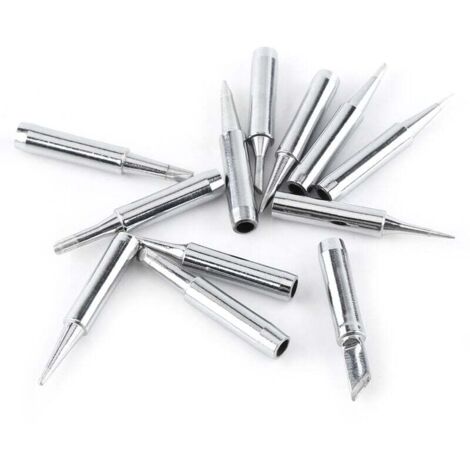 12-Piece Replacement Lead-Free Soldering Iron Kit with Soldering Iron Tips
