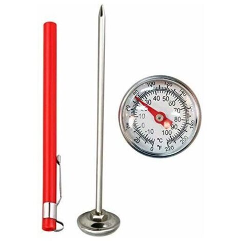 Eco-friendly soil thermometer measuring temperature, made of food-grade ...