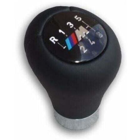 6-speed leather sport gear shift knob for 3 Series E46, 5 Series E60 ...