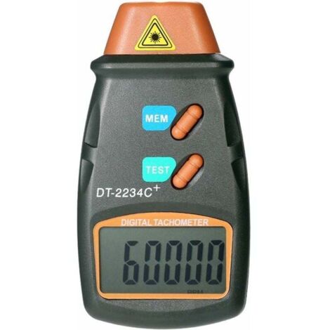 Digital Pocket Laser Tachometer, Non-Contact Tachometer, 2.5RPM-99 ...
