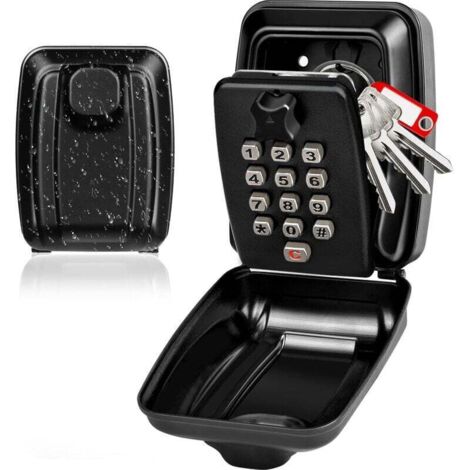 Key Box, Large Secure Outdoor Key Box with 12-Digit Combination Lock ...