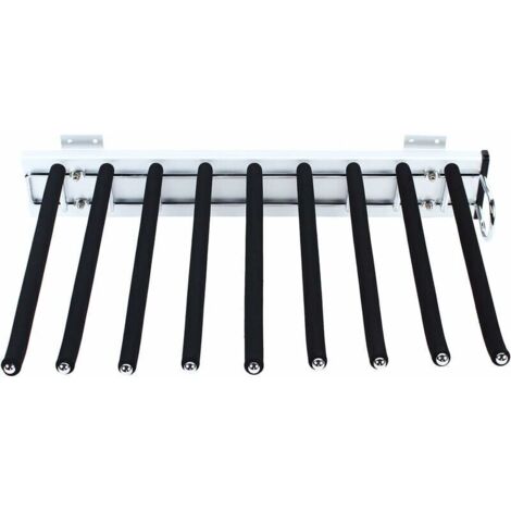 Trouser Hangers, Sliding Trouser Rack, Stainless Steel, Multifunctional ...