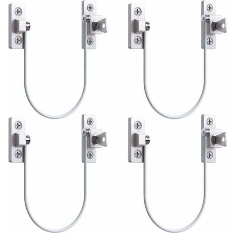4pcs Window Door Restrictor Window Lock UPVC Window Limit Lock Security ...