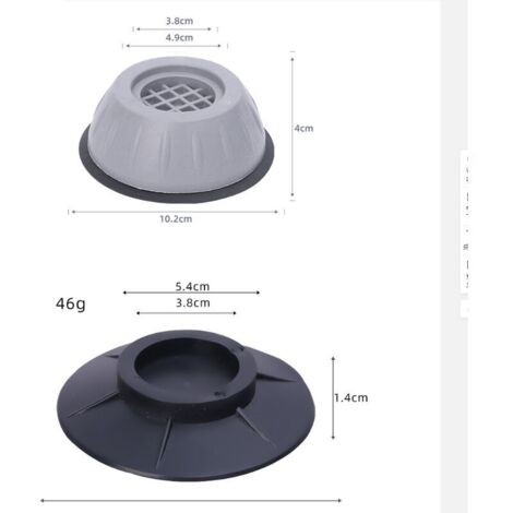 Pieces Anti-vibration Rubber Pads, Washing Machine Foot Pads, Anti ...