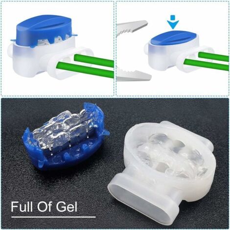 Pack of 12 waterproof 3-hole cable connectors, crimped electrical wire ...