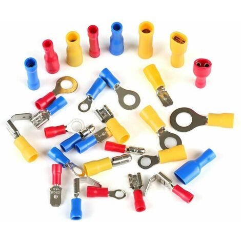 Assortment Box of 480 Single Crimp Electrical Terminals and Connectors ...