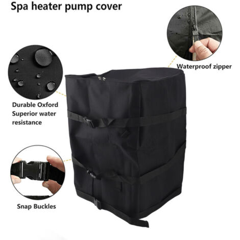 Waterproof Universal Inflatable Hot Tub Pump Protective Cover for Most ...