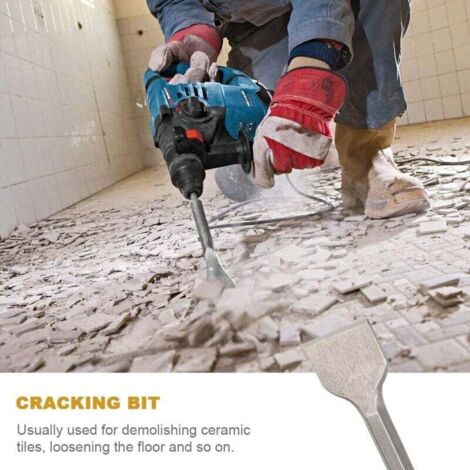 SDS Plus Chisels, Set of 3 (Wide Chisel, Flat Chisel, Pointed Chisel ...