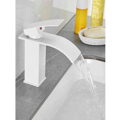 Modern faucet for bathroom and kitchen, waterfall effect, elegant ...