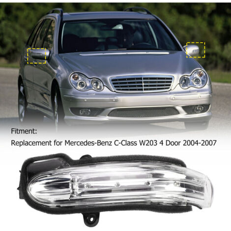Waterproof LED turn signals for right-hand side mirror (Mercedes-Benz C ...
