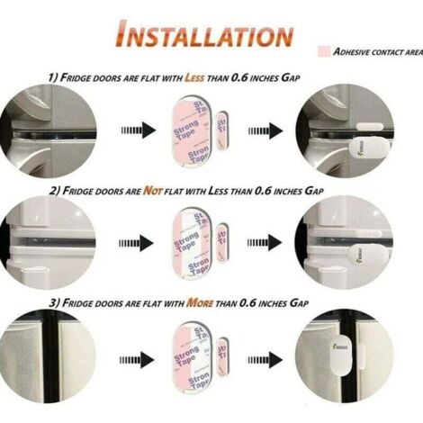 Home alarm, refrigerator and freezer alarm, door alert, recorders past ...