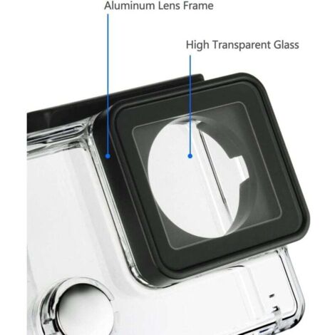 Standard waterproof case for GoPro Hero 4, Hero 3+ and Hero 3 Black ...