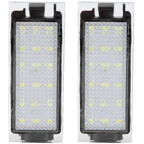 LED lights for vehicle registration, 2 units, for Twingo/Clio/Megane/Lagane