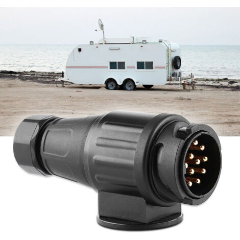 12 V and 13 pins electric plastic trailer plug, 13 pins cable connector ...
