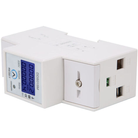 DDS015M Vatio-hora Contador, digital panel, single-phase electrical ...