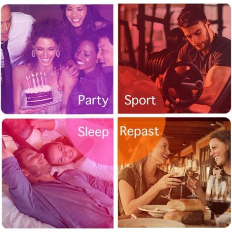 E14 LED Bulb, Color Changing LED Bulbs, 70W Equivalent, Edison Color ...