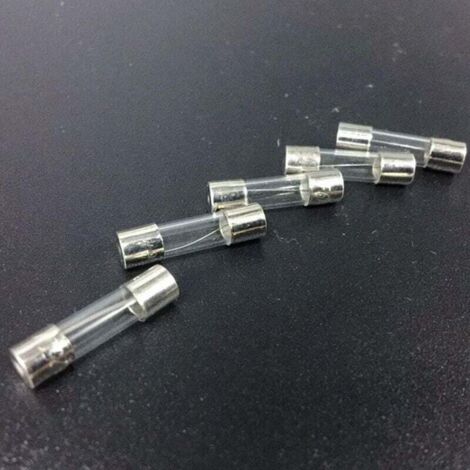 100 glass fuses 5x20mm in a box, 0.2A to 20A fuse - RAPANDA