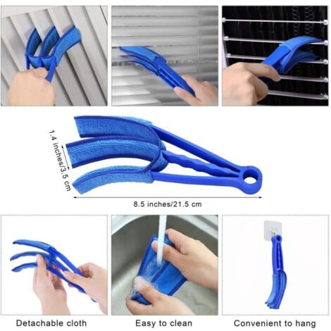 6-Piece Air Conditioning Louver Cleaning Kit FCR6 Comb Blade Condenser ...