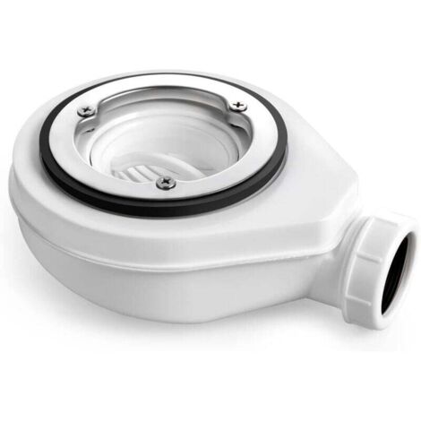 90mm shower tray siphon, 40/50mm outlet diameter, drain with siphon for ...