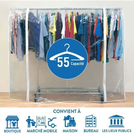 Other storage solutions: Large Protective Cover for Clothes Rack ...